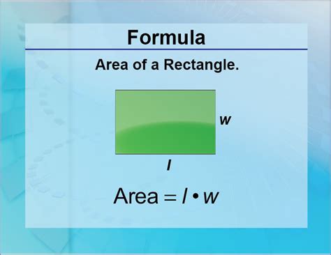 Rectangle Area Formula