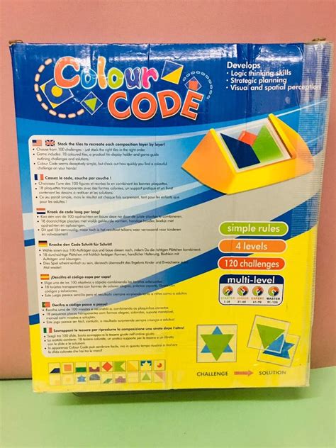Colour Code Multi Level Logic Game 120 Challenges 4 Level On Carousell