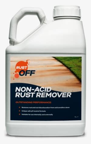 Rust Off Rust Remover 5 Litre Bottle Universeal Ultimate Stone Enhancer 5 Litre PNG Image