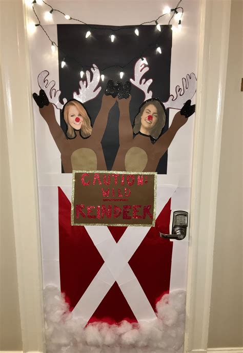 Whimsical Deer Themed Door Decor For Our Dorm Contest