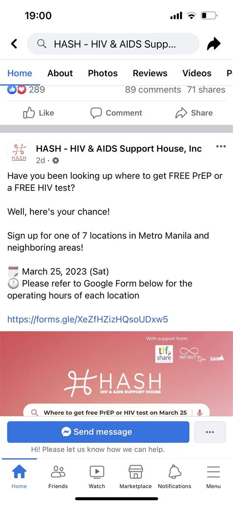 Free Hiv Testing Prep This March 25 Rsafesexph