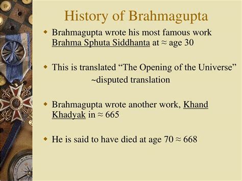 Ppt Ma 330 Project Presentation “ The Mathematical Genius Of Brahmagupta Powerpoint