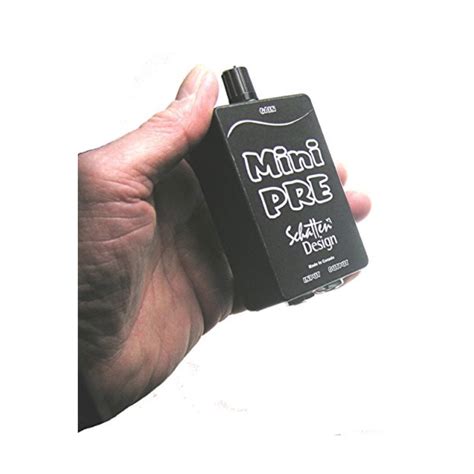 Schatten Mini Pre Belt Clip Guitarinstrument Preamp With Volume Mini