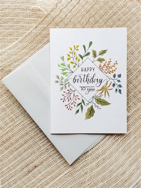 Personalized Birthday Card For Her Pretty Birthday Card Etsy Artofit
