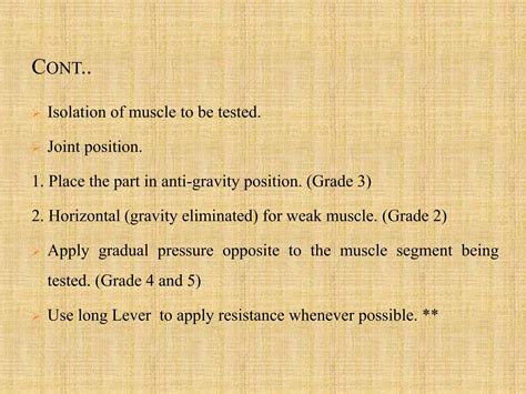Manual Muscle Testing MMT PPTX