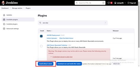 Continuous Deployment On Aws Elastic Beanstalk With Jenkinsmd · Github