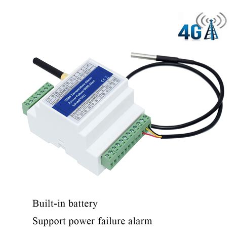 Din Rail 4g Lte Gsm Sms Remote Control Temperature Grandado