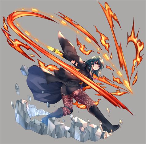 Safebooru 1girl Absurdres Black Shorts Blue Eyes Blue Hair Byleth