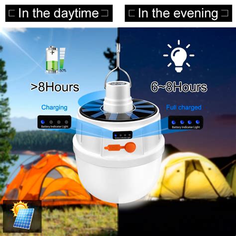 Купити Лампа світлодіодна на сонячній батареї Solar Emergency Lamp Біла лампа ліхтар