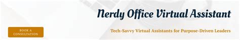 Nerdy Office Virtual Assistant Linkedin