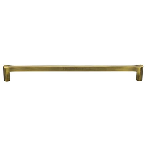 Heritage Brass Cabinet Pull Gio Design 256mm Antique Brass Finish
