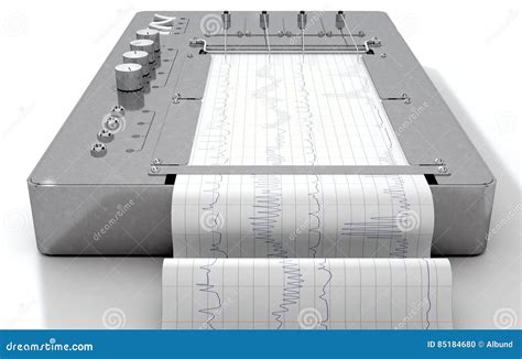 Polygraph Lie Detector Machine Stock Image 85165579