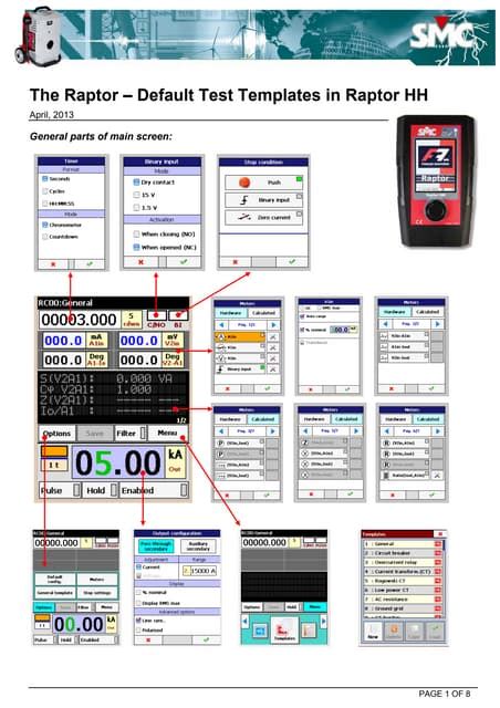 Default Test Templates Raptor Pdf Physics Science