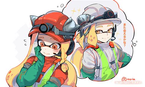 Inkling Player Character Inkling Girl Inkling Babe And Ed Splatoon And 1 More Drawn By