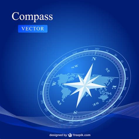 Free Vector Compass Background