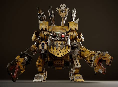 Deff Dread By Pawel Pojedynek Sci Fi 3d Cgsociety Warhammer 40k