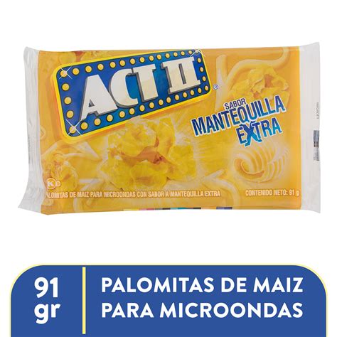 Palomitas Act Ii Mantequilla Extra 91 G Maxipalí Costa Rica