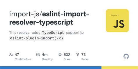 Github Import Jseslint Import Resolver Typescript This Resolver