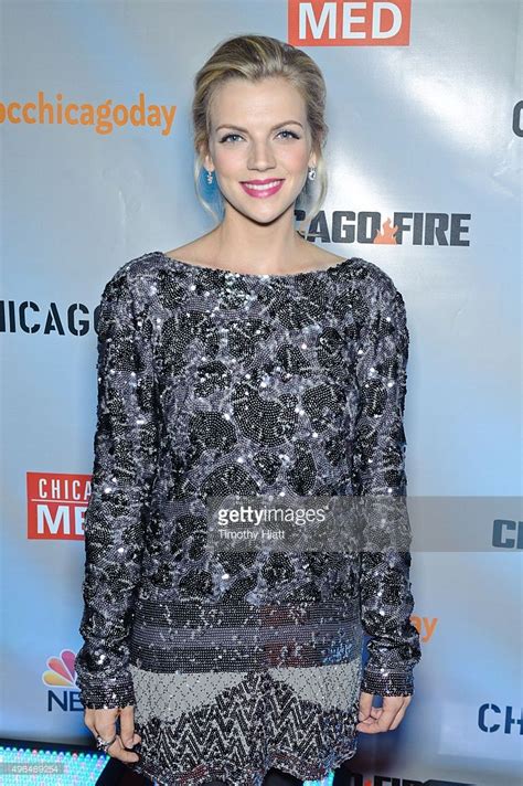 Actress Kara Kilmer Attends A Premiere Party For Nbcs Chicago
