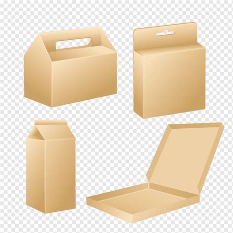 상자 포장 및 라벨링 템플릿 선물 상자 빈 템플릿 기타 골 판지 생일 축 하 벡터 이미지 Png Pngwing