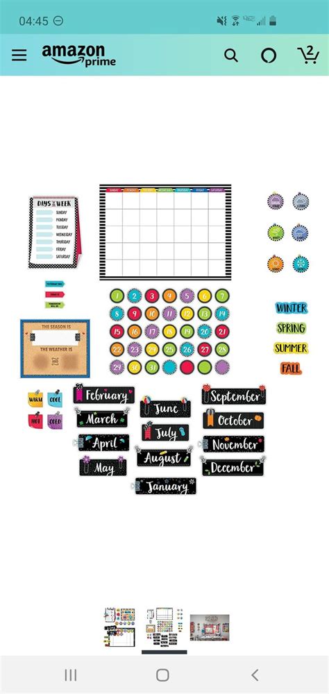 Preschool Classroom Calendar