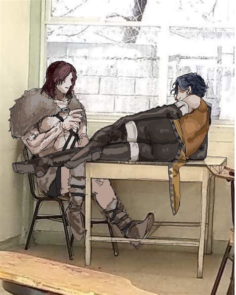 Cahara And Ragnvaldr Fear Hunger Drawn By Ll8mptouwds1xz6 Danbooru