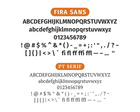 What Fonts Go With Fira Sans Bonfx