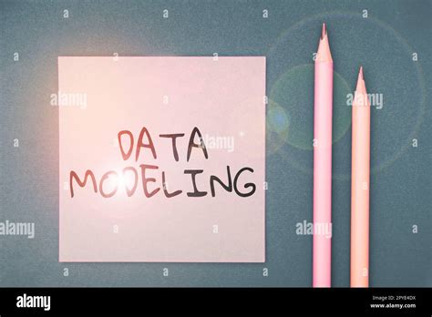 Conceptual Display Data Modeling Internet Concept Process Of Transferring Data Between Data