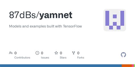 Github 87dbsyamnet Models And Examples Built With Tensorflow