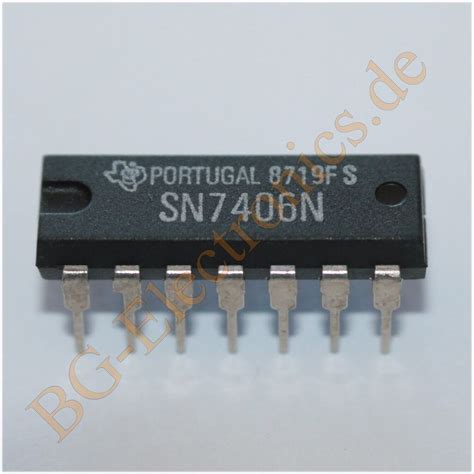 2 X Sn7406n Hex Inverter Buffers Drivers With Open Collector H Ti Dip