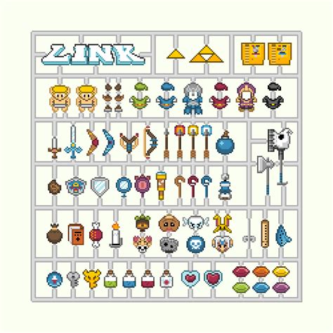 Very Cool Digital 8 Bit Nintendo Character Model Sets Ybmw