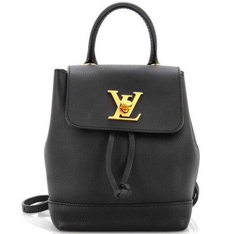 Louis Vuitton Bags Louis Vuitton Lockme Backpack Leather Mini Black