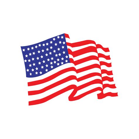 Flying American Flag Vector Template Edit Online And Download Example