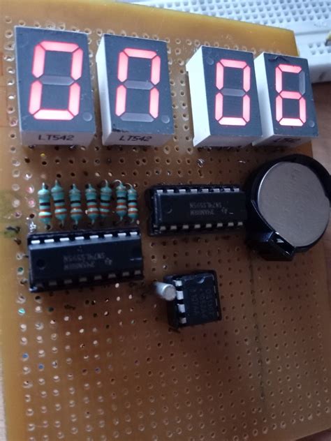Digital Clock With Arduino Rtc And Shift Register 74hc595 3 Steps Instructables