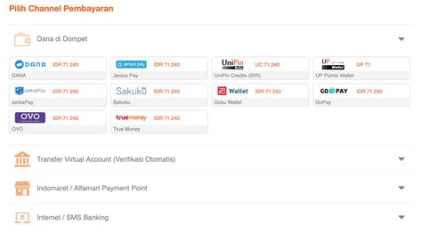 Payment Method Unipin Express