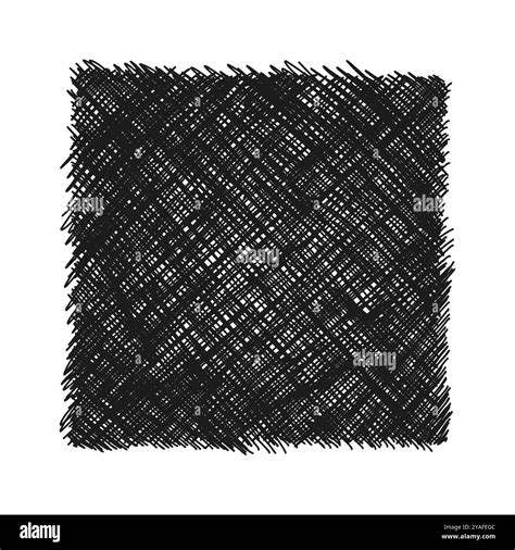Crosshatch Pattern Texture Freehand Scribble Hatching Hand Drawn Pencil Line Sketch Vector