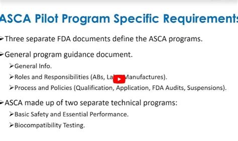 Understanding The Fda Asca Program Anab Webinar