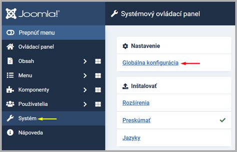 Presmerovanie Joomla Z Na HTTPS Joomla EXO Hosting