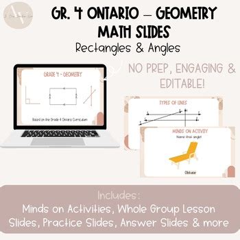 Gr Ontario Math Slides Geometry Rectangles Angles Ppt Google Slides