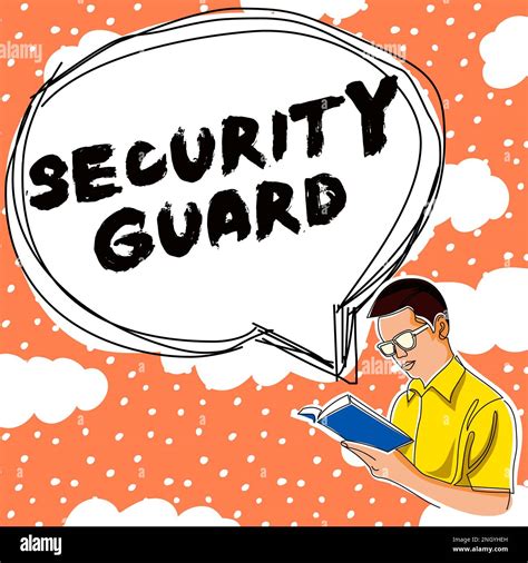 Hand Writing Sign Security Guard Word For Tools Used To Manage Multiple Security Applications