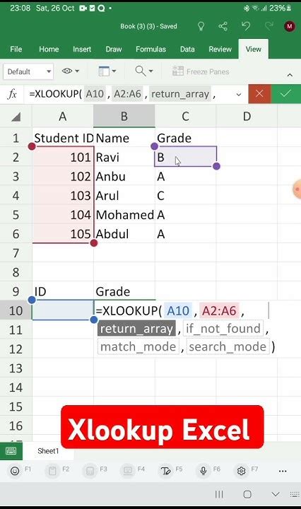 Excel Xlookup Tricks In Tamil Exceltutorialtamil Exceltutorial