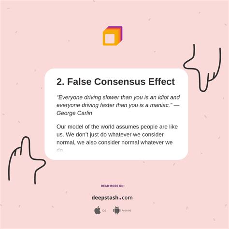 2 False Consensus Effect Deepstash