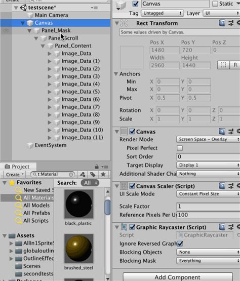 Uiscrollview Scrolling Does Not Work In Unity It Does Not React At All Stack Overflow