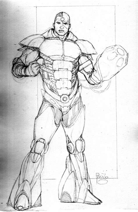 Cyborg Step By Step By PauloSiqueira On DeviantArt