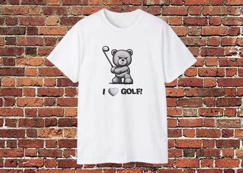 I Love Golf T Shirt Etsy