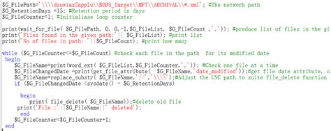solved delete files older than x days using bods inbuilt sap community