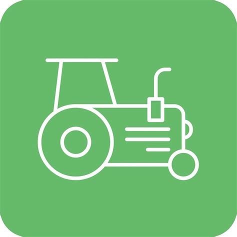 Tractor Line Round Corner Background Icons 14723443 Vector Art At Vecteezy