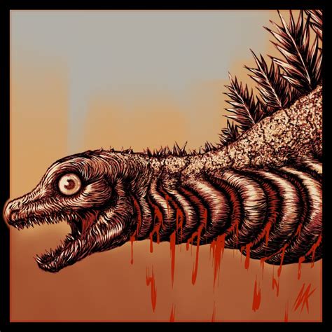 Godzilla Godzilla And Monster In Kamata Godzilla And 1 More Drawn