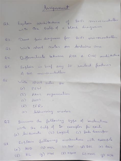 Assignment Microcontroller Pdf Assignment Microcontroller Pdf